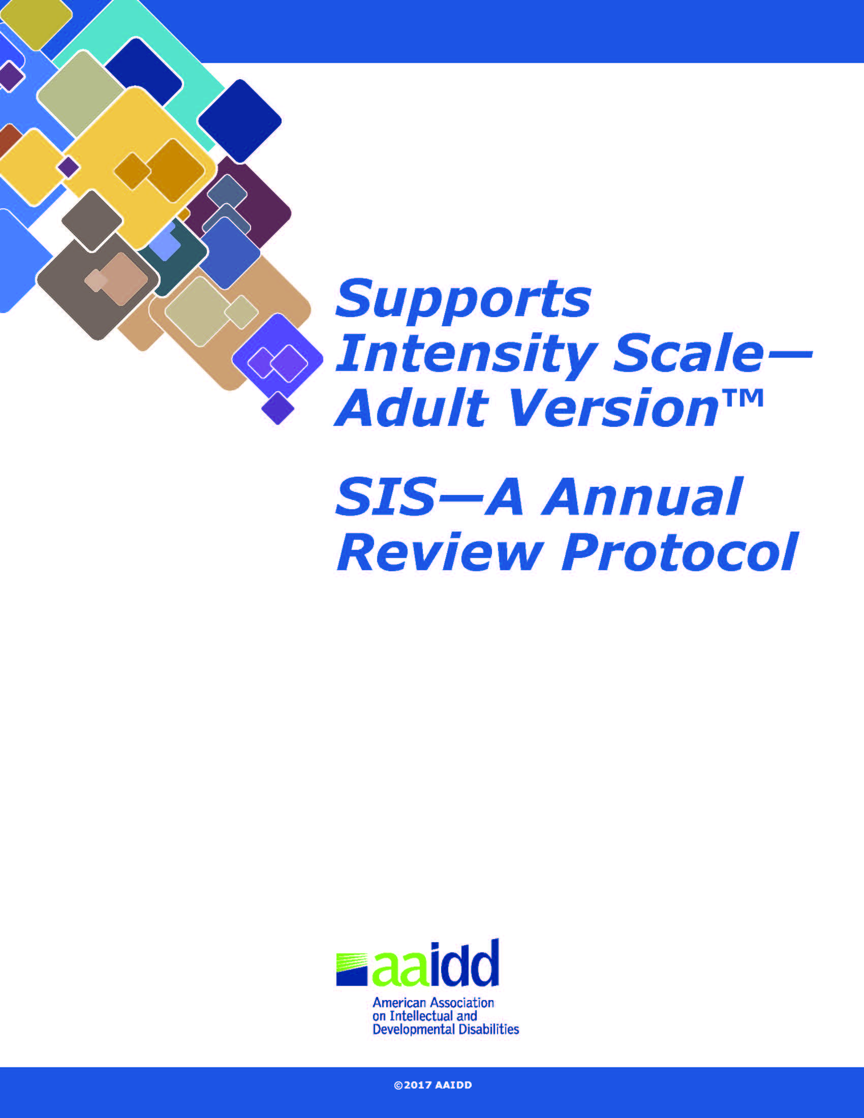 SIS—A Annual Review Protocol (Pack of 25)